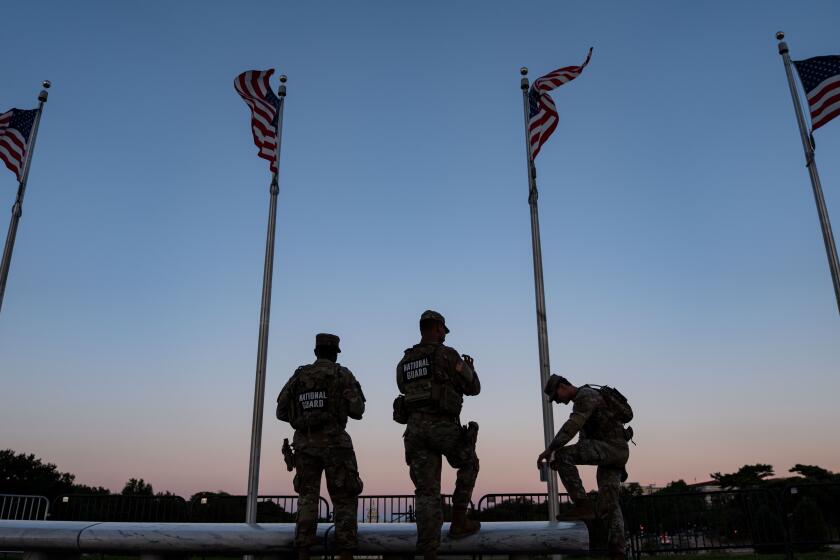Calmes: Armed troops at the Washington Monument? This is not normal