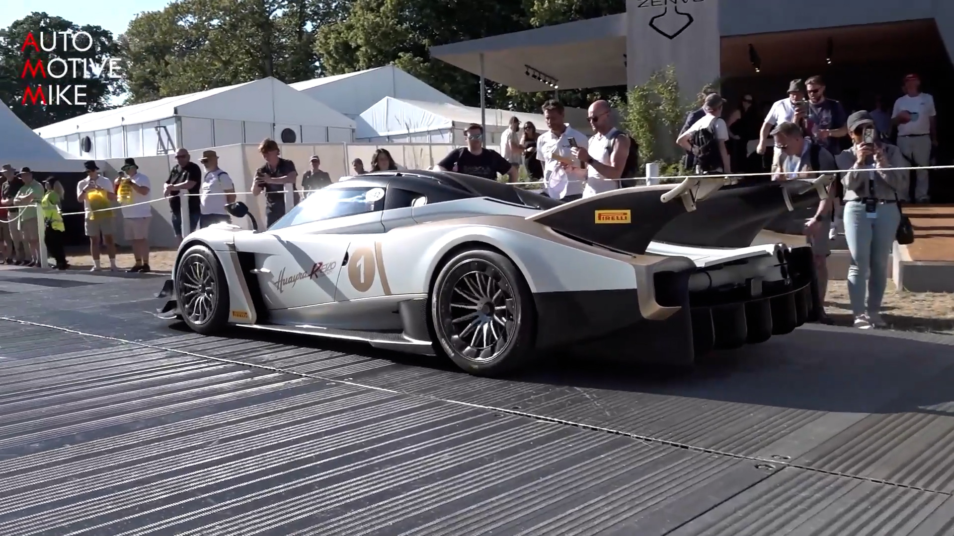 Pagani Huayra R Evo Roadster unrestricted V12 sounds