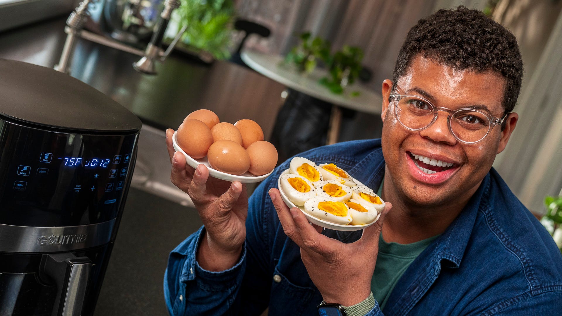 The water-free way to perfectly hard boil eggs: Video tutorial