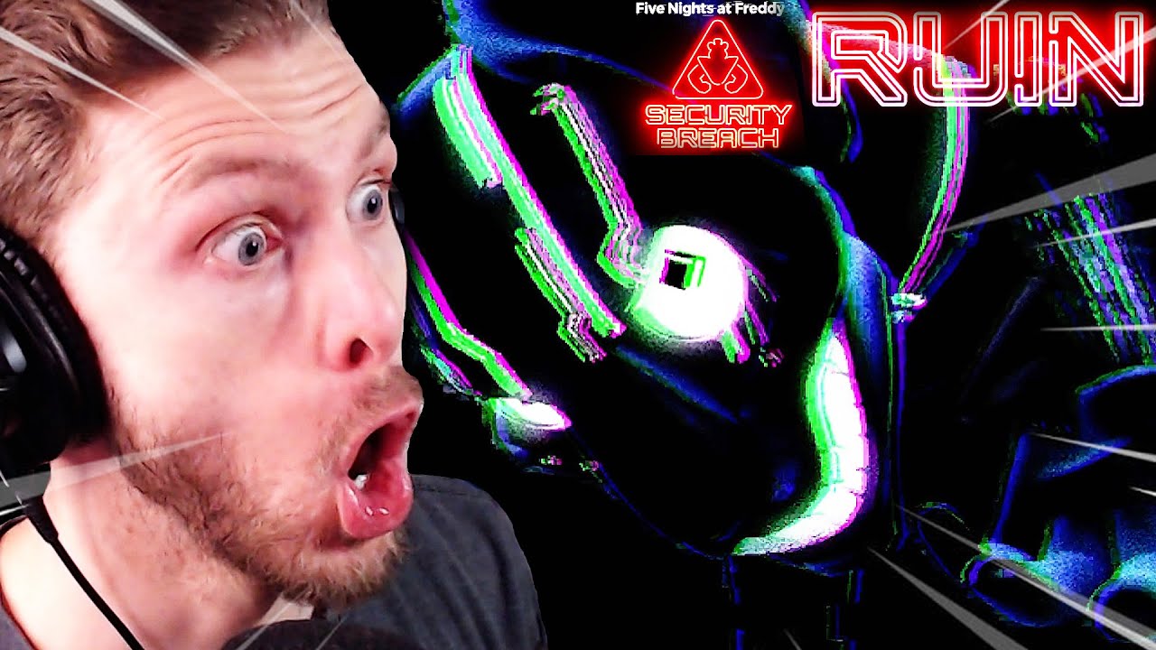 FNAF Security Breach Ruin DLC gameplay trailer reaction!