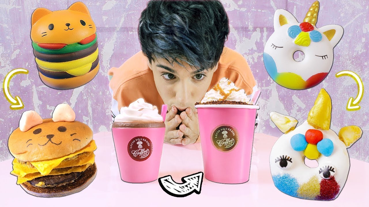 Recreating popular squishy toys as real edible foods