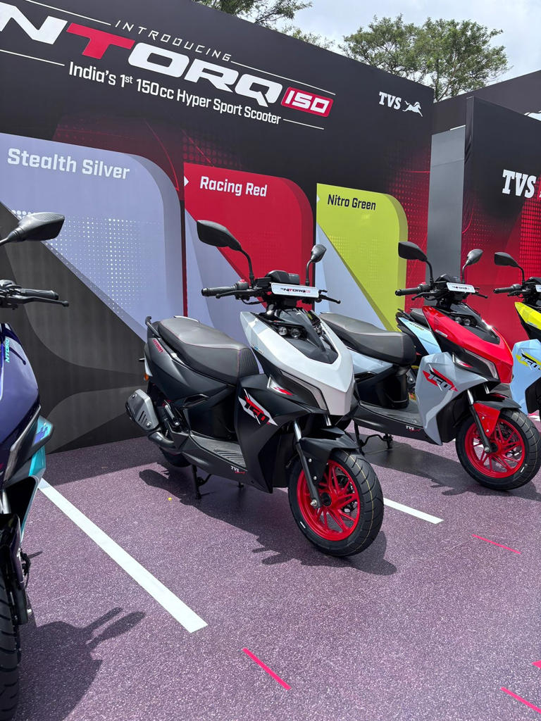 TVS Ntorq 150 colour patterns explained
