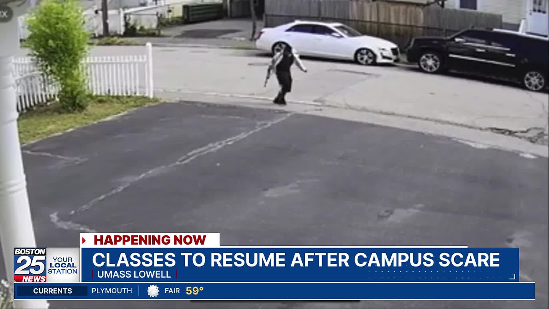 Classes resume at UMass Lowell amid ongoing search for armed man who ...