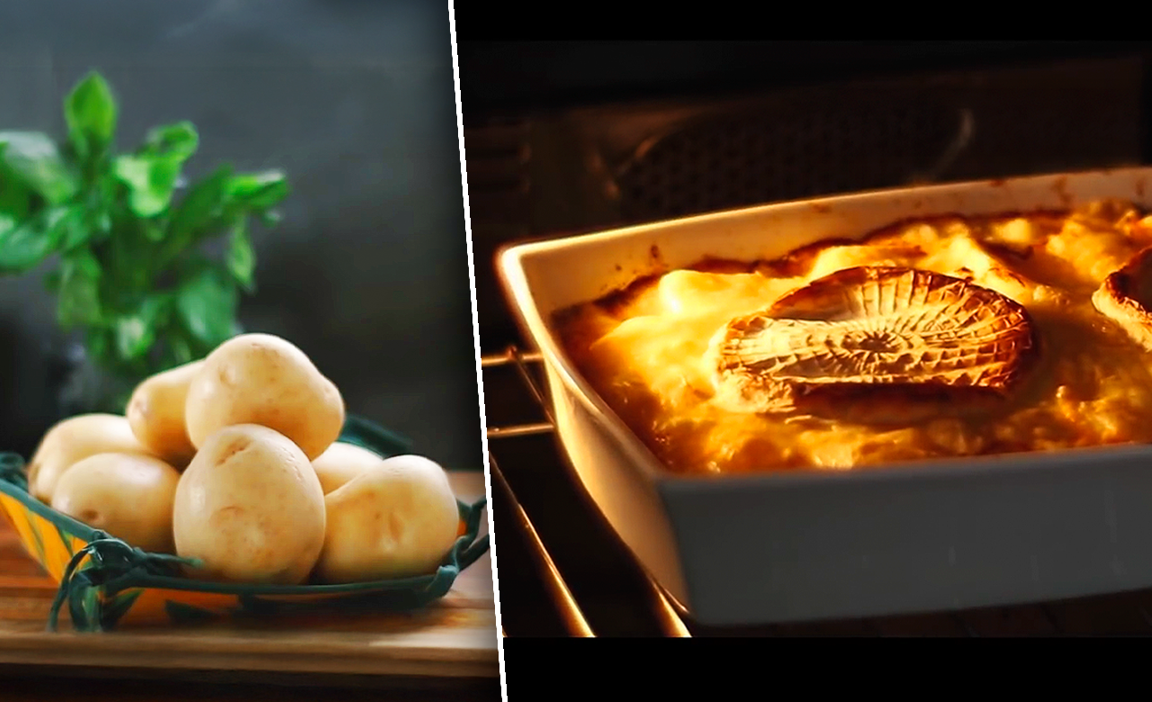 I tried the ultimate double cheese tartiflette! 🧀🥔