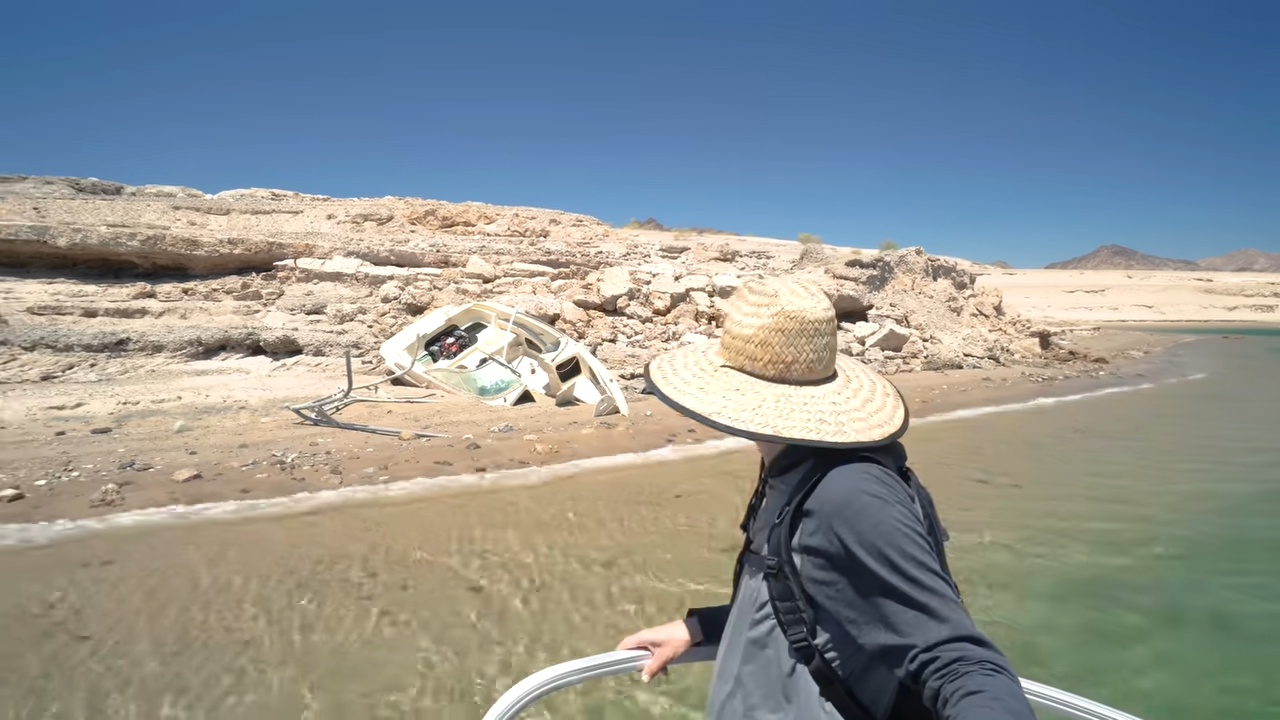 We Found 6 Sunken Boats and in Lake Mead’s Drying Waters