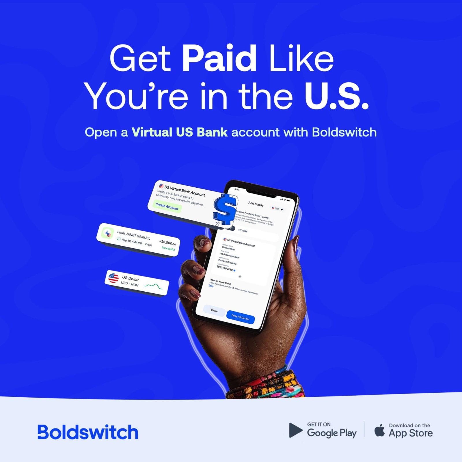 Boldswitch Launches U.S. Bank Accounts for Nigerians: Unlock Global ...