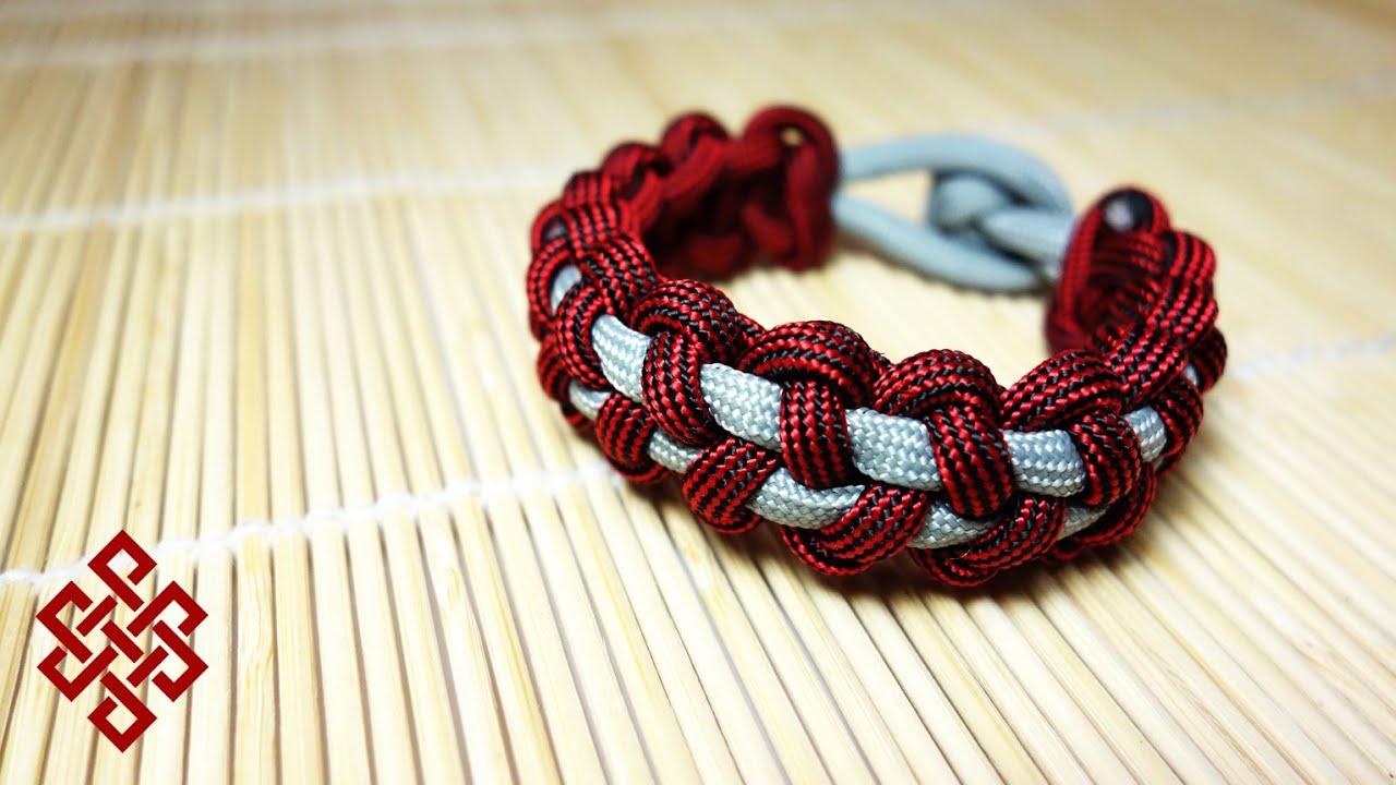 How to Make a Stitched Solomon Bar Paracord Bracelet Tutorial