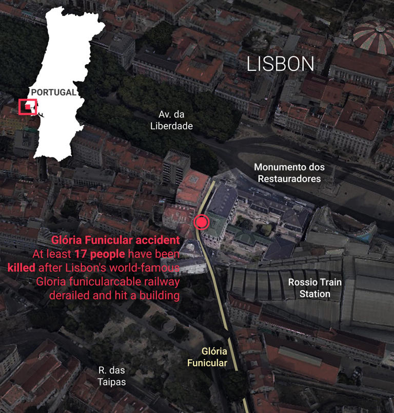 Death toll in Lisbon tourist tram crash rises to 16