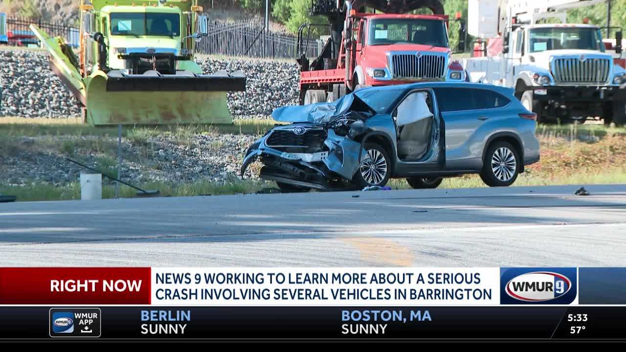 Road in Barrington reopens following serious crash on Route 125