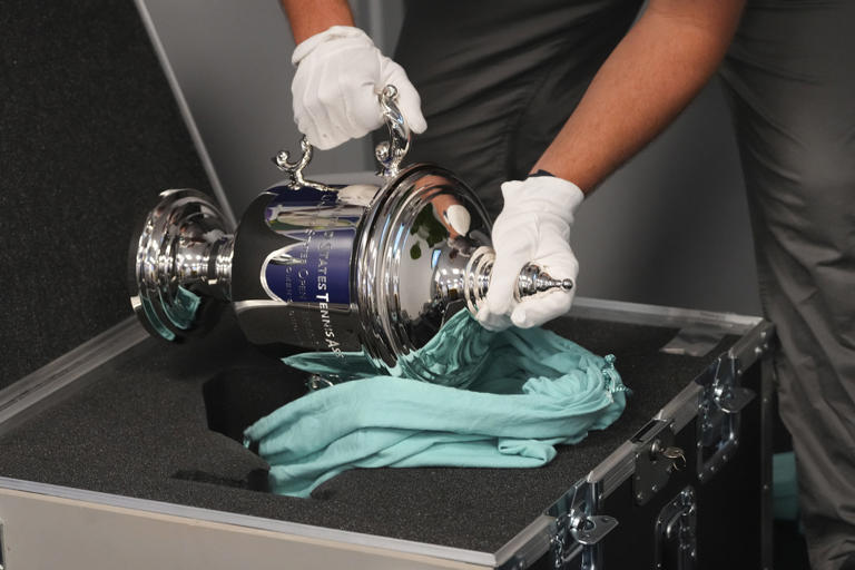 For decades, US Open women's champs got a smaller replica trophy than ...
