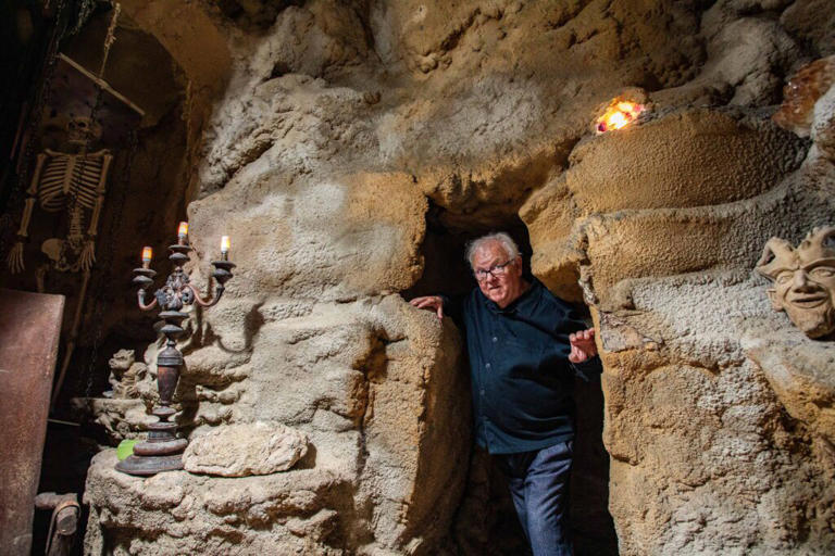 Man spends 30 years hand-digging enormous network of caves under ...