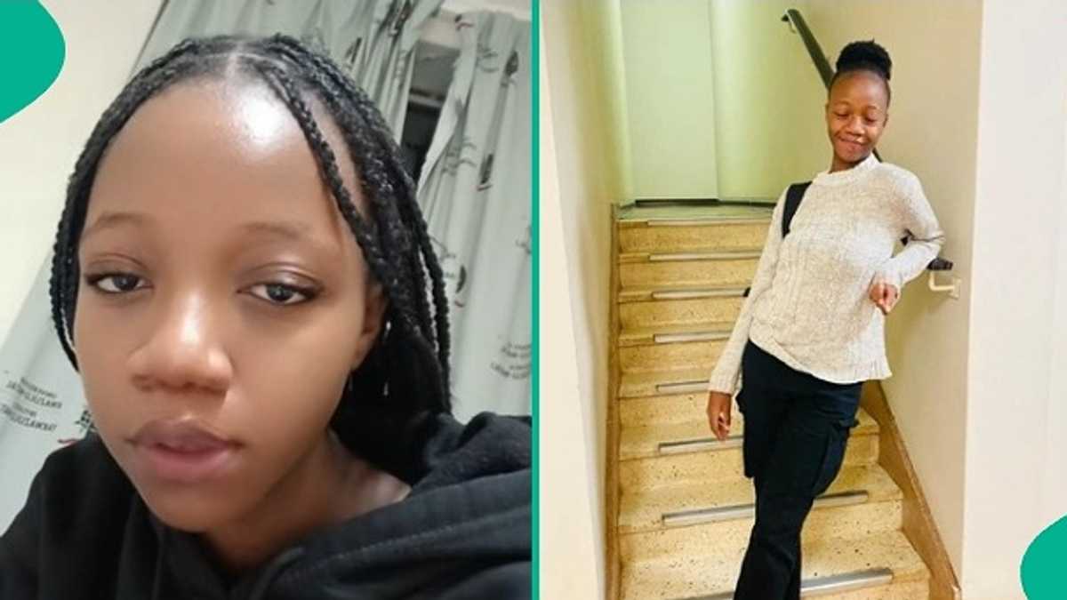 Watch trending video as lady confidently displays her teeth for first time