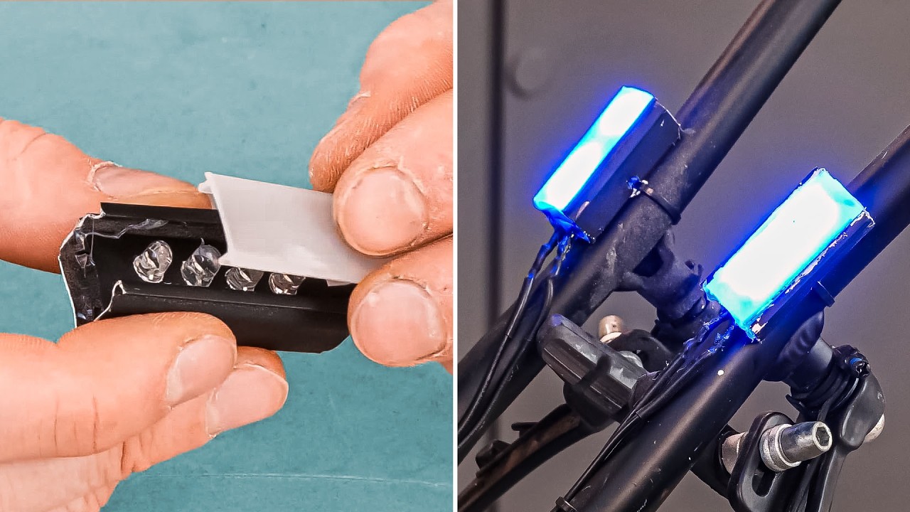 I Built a Glowing Bike – This DIY Project Looks INSANE at Night!