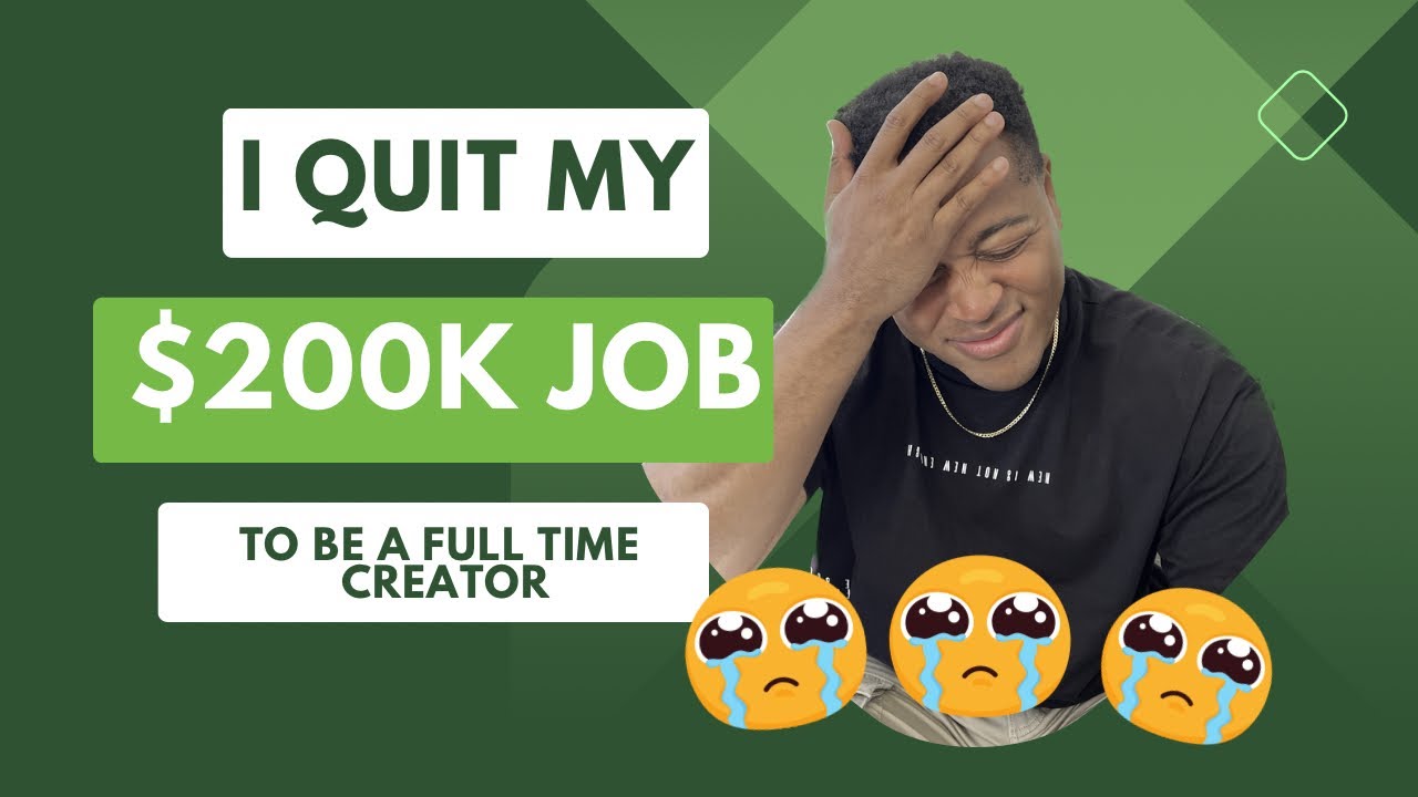 I quit my 200k job for my dream 🍽️