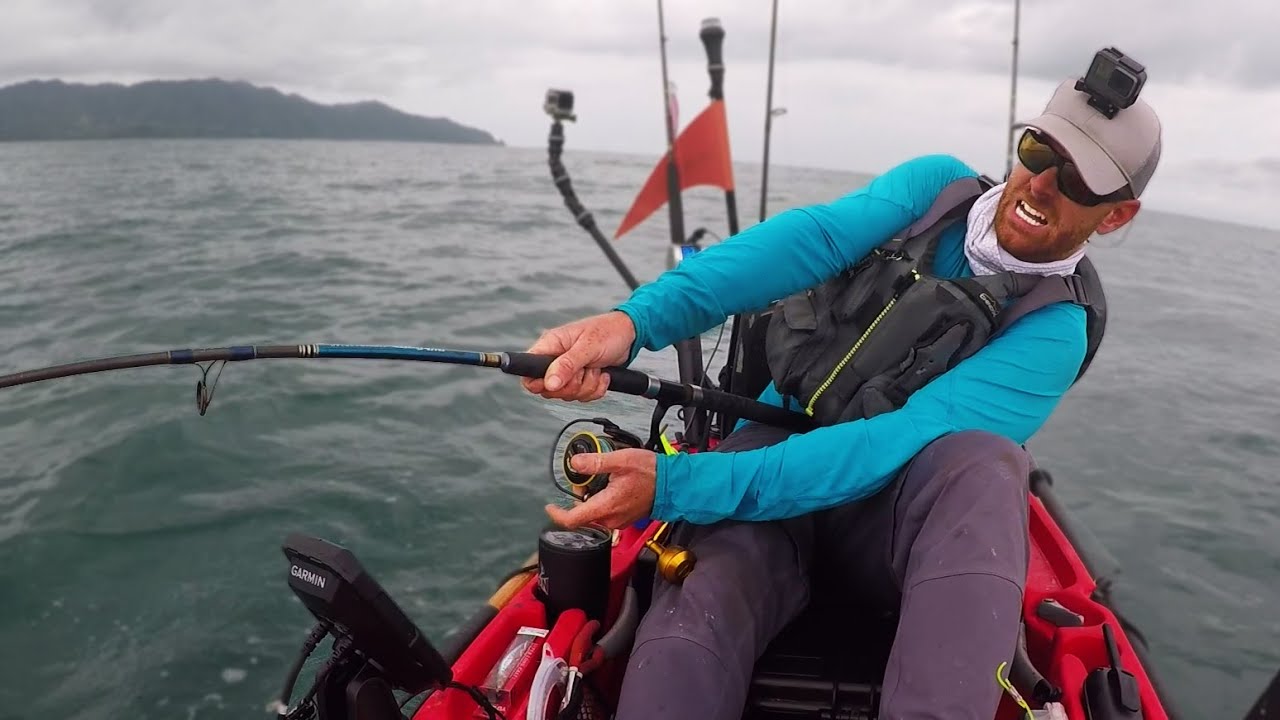 Kayak Fisherman Faces a Deep Sea Monster - And Loses the Battle