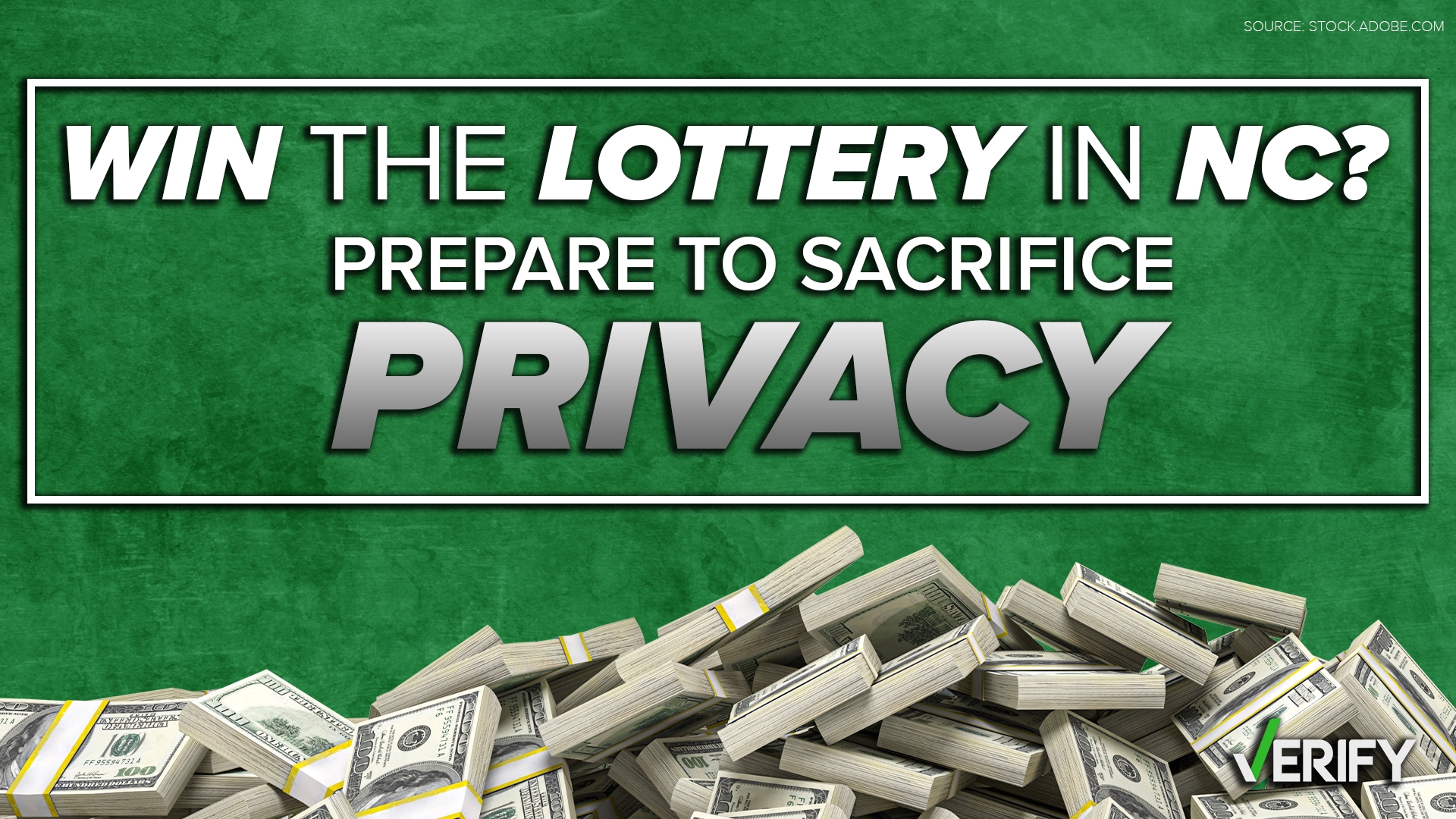VERIFY: Win the lottery in NC? Prepare to sacrifice privacy