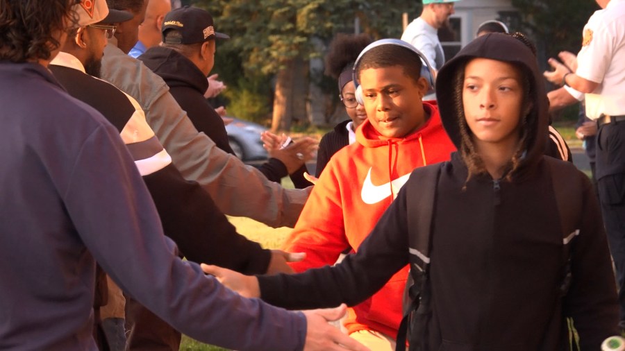 Parents and first responders ‘Show Up and Stand Up’ at Von Steuben ...