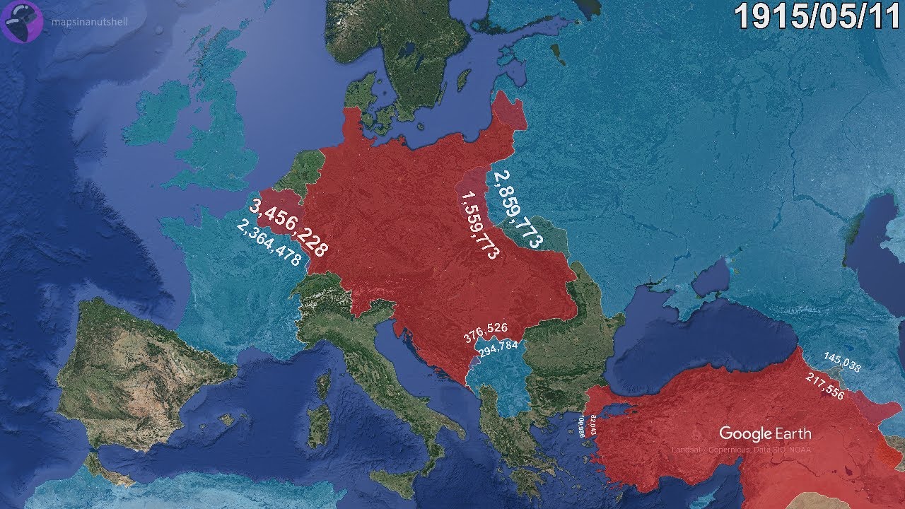 Every day of World War I