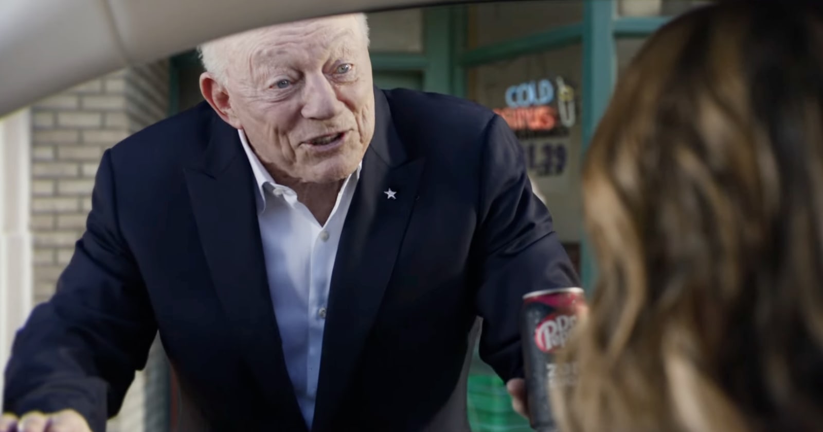Dallas Cowboys owner Jerry Jones featured in new Dr Pepper ‘Fansville’ ad