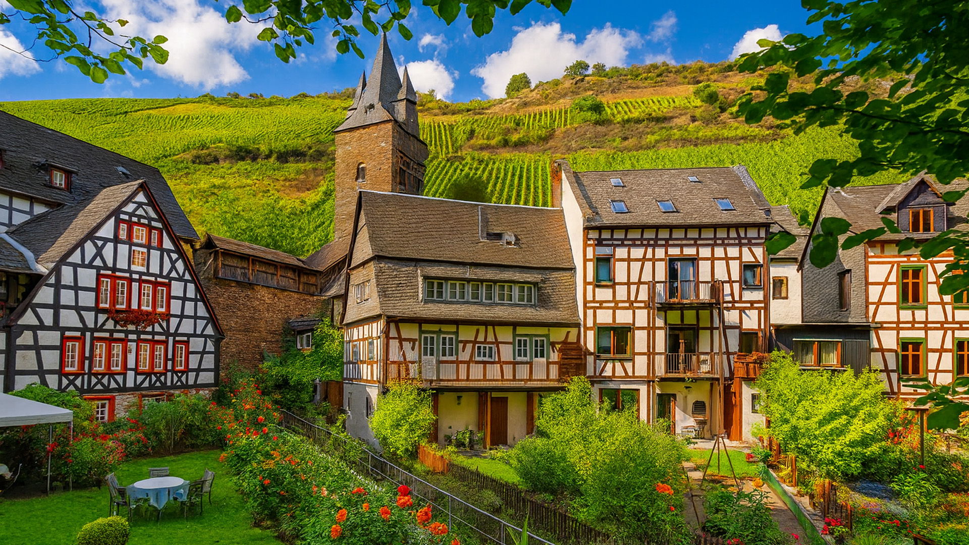 Bacharach – Rijnstad & UNESCO Werelderfgoed (4K)