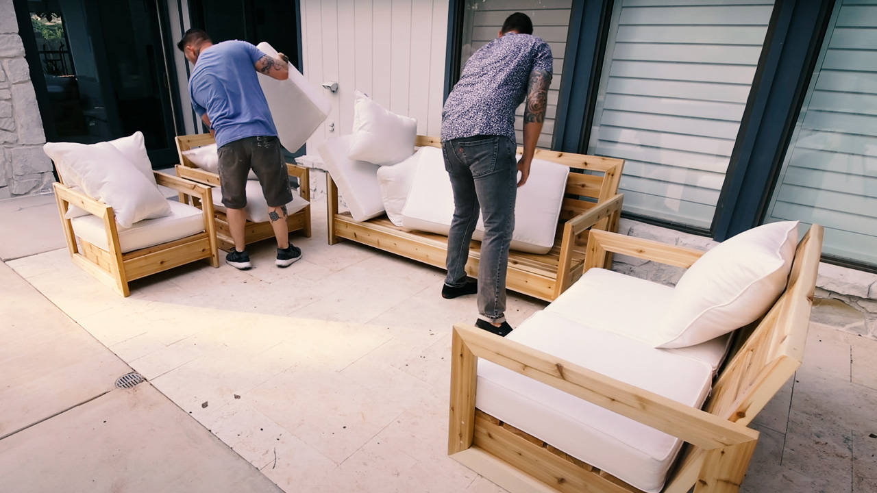I built a $10,000 outdoor furniture set! 🔨