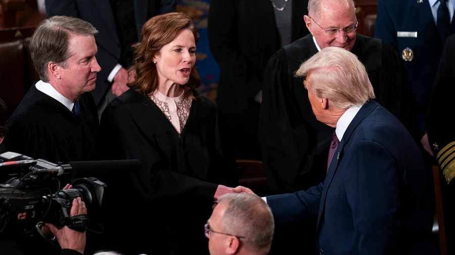 Barrett weighs in on Trump third-term talk