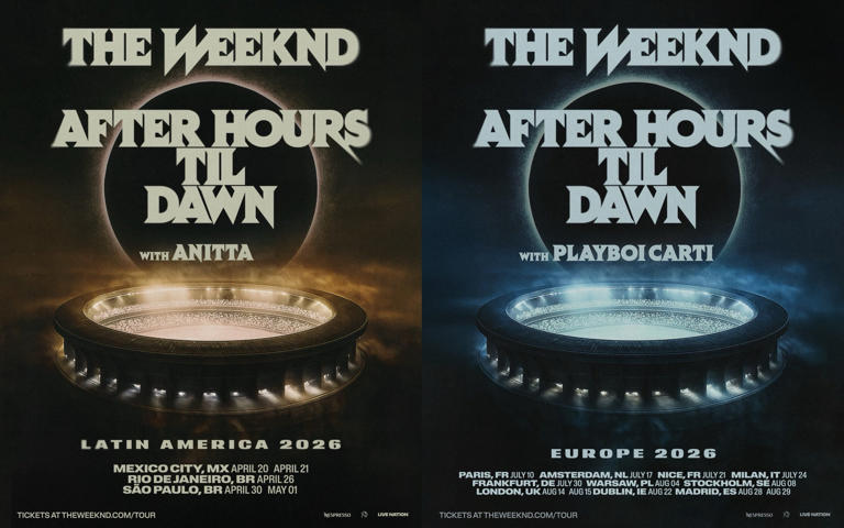 The Weeknd Announces 2026 Tour Dates