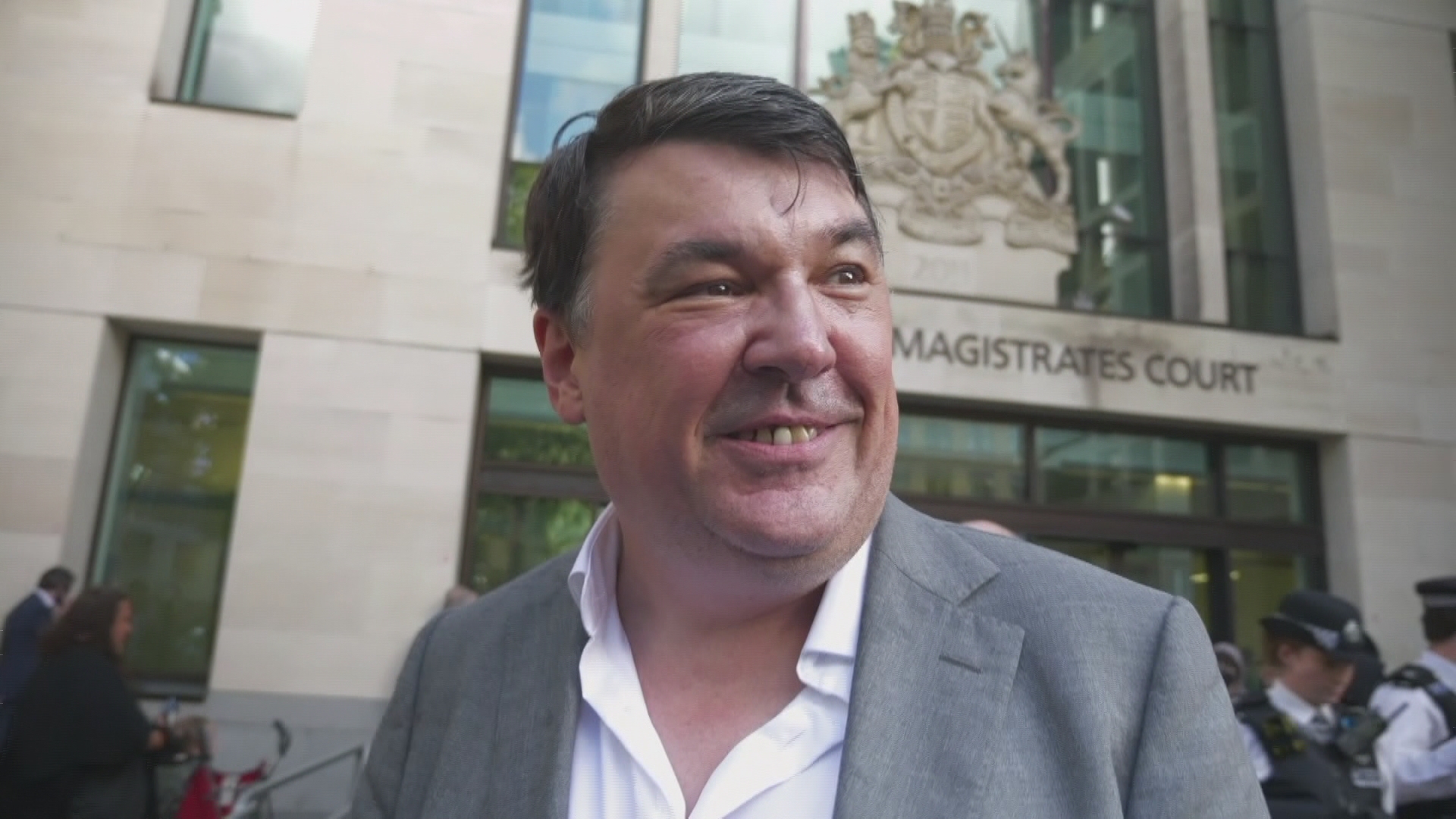 Graham Linehan calls UK 'police state' after court hearing