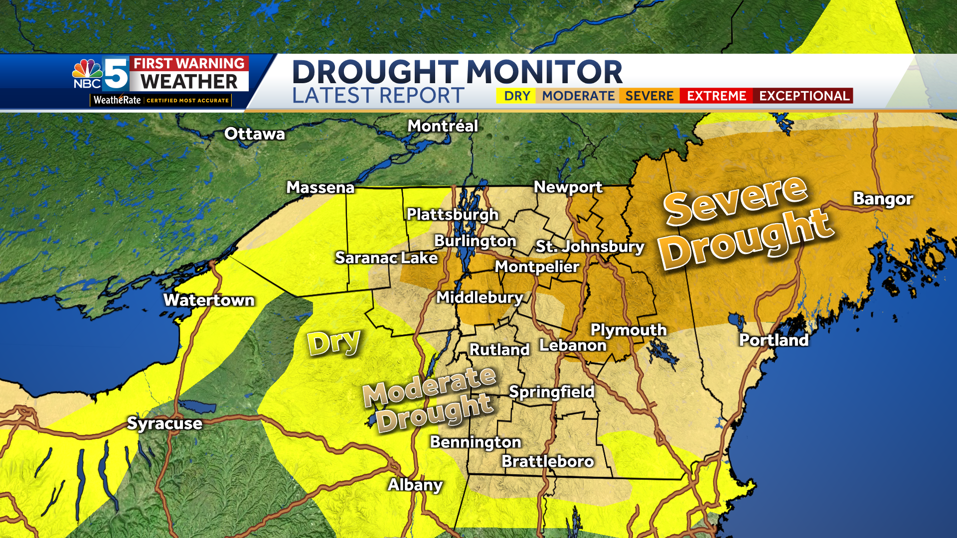 Drought worsens to "severe" levels in latest weekly report