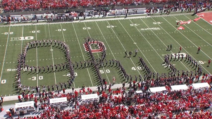 Ohio State band “I” dotter a Script Ohio legacy