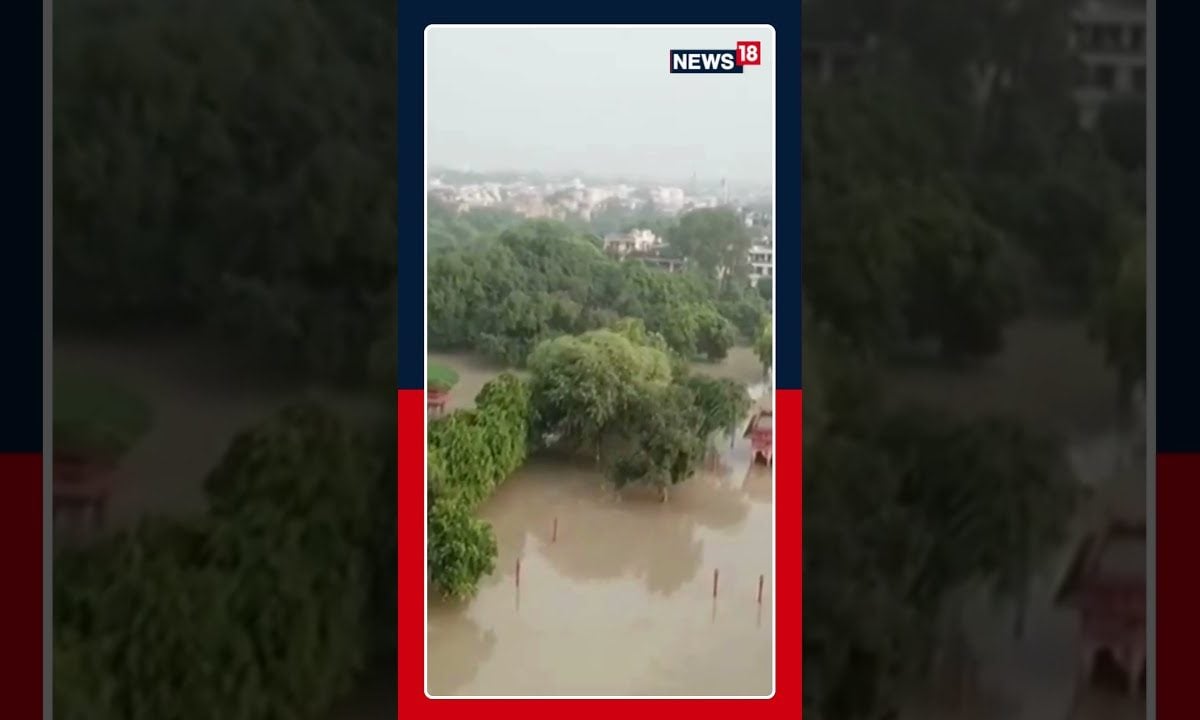 Drone Footage Shows Kashmere Gate ISBT Submerged | Delhi Rains | Yamuna ...