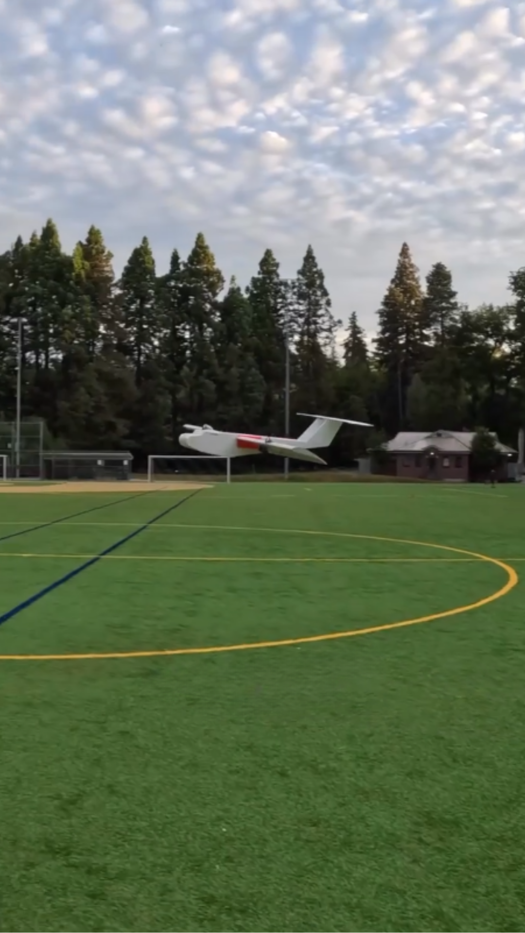Blown Wing System Propels Airplane