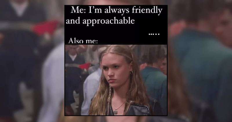 If You're Feeling Unapproachable Stop and Scroll These Angsty Memes for ...