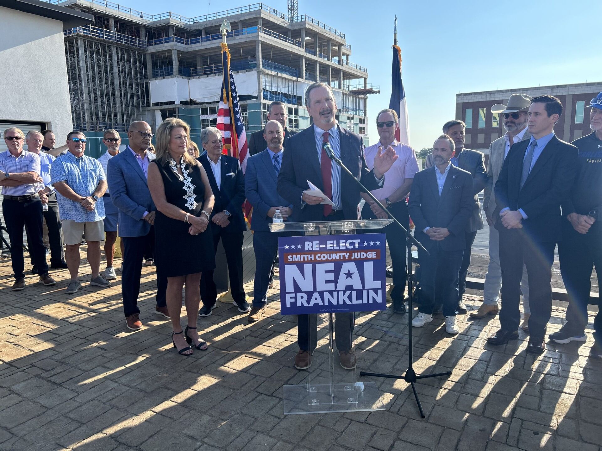 Smith County Judge Neal Franklin announces reelection bid