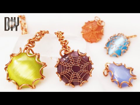 Flowers | pendant | spring | Viking weaving | stone no holes | round ...