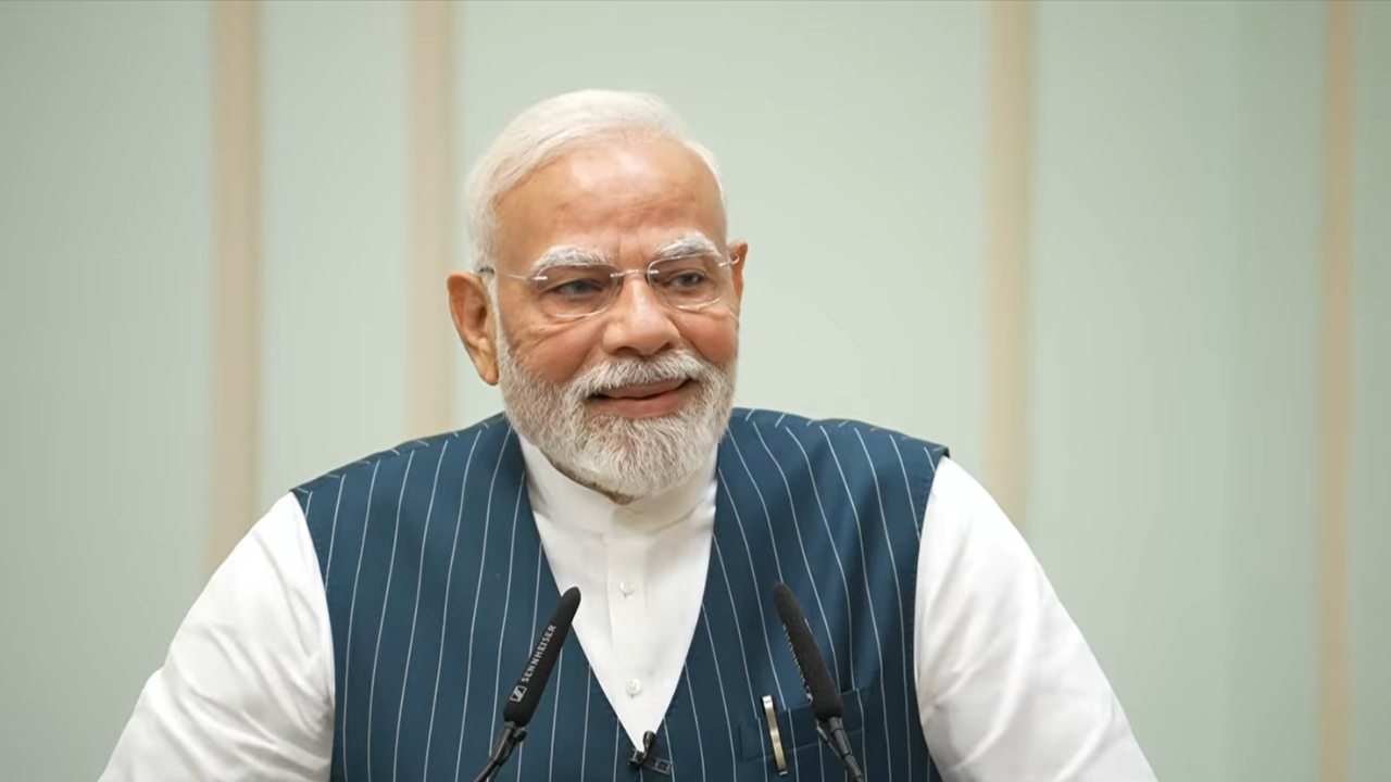 'Double dose of support, double blast of happiness': PM Modi hails GST ...