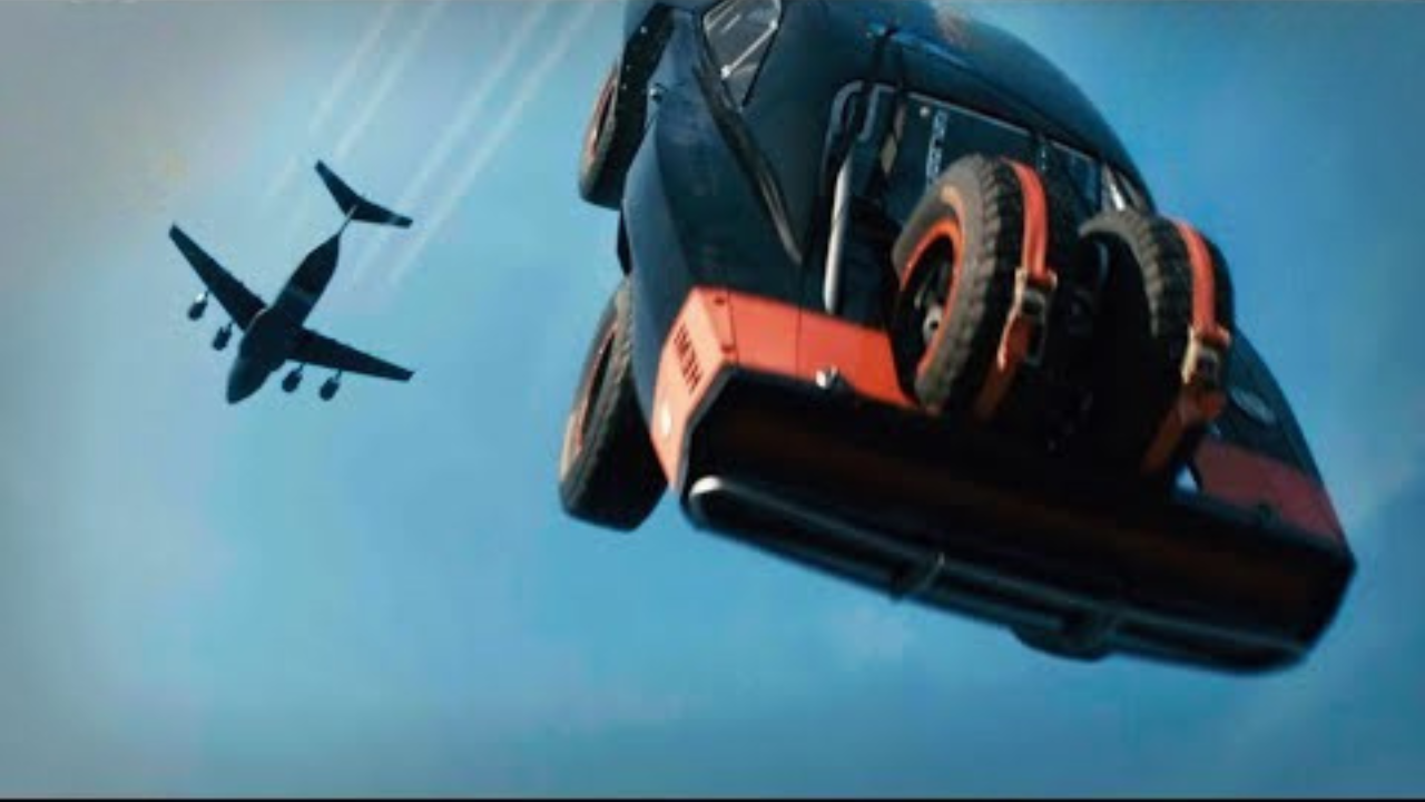 The Plane Drop - Furious 7 4k
