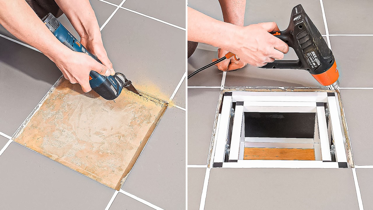DIY Secret Tile Storage: The Ultimate Home Upgrade!
