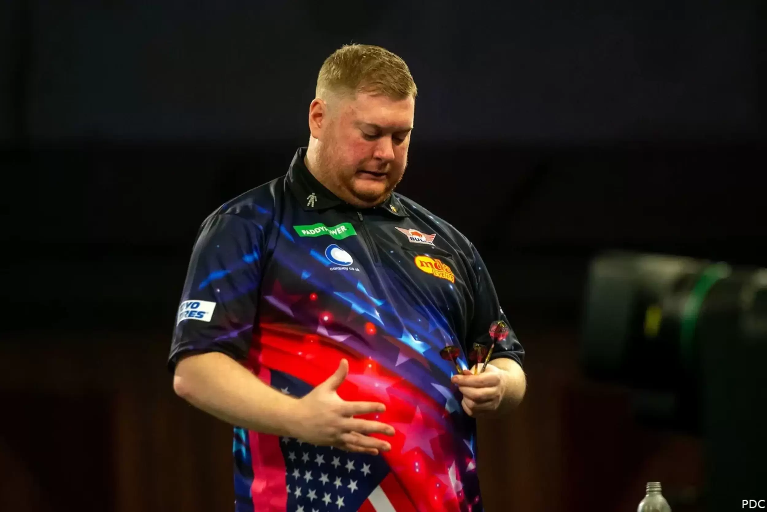 'My first England game was against a big fat Dutchman called Van Gerwen ...