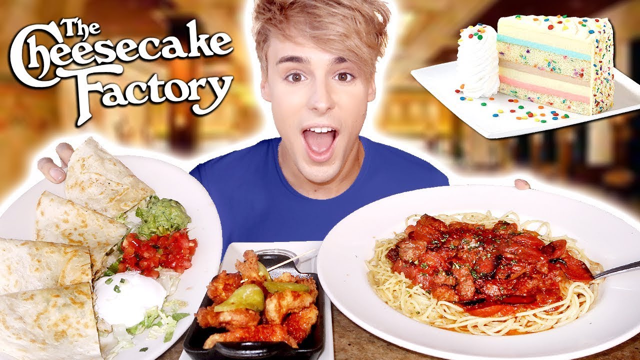 Visiting the famous Cheesecake Factory restaurant for the first time ever