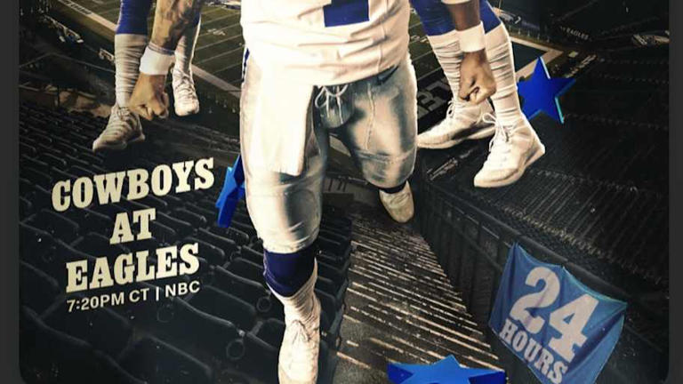 Dak Prescott’s fiancée flexes Vikings purple fit before Cowboy-Eagles ...