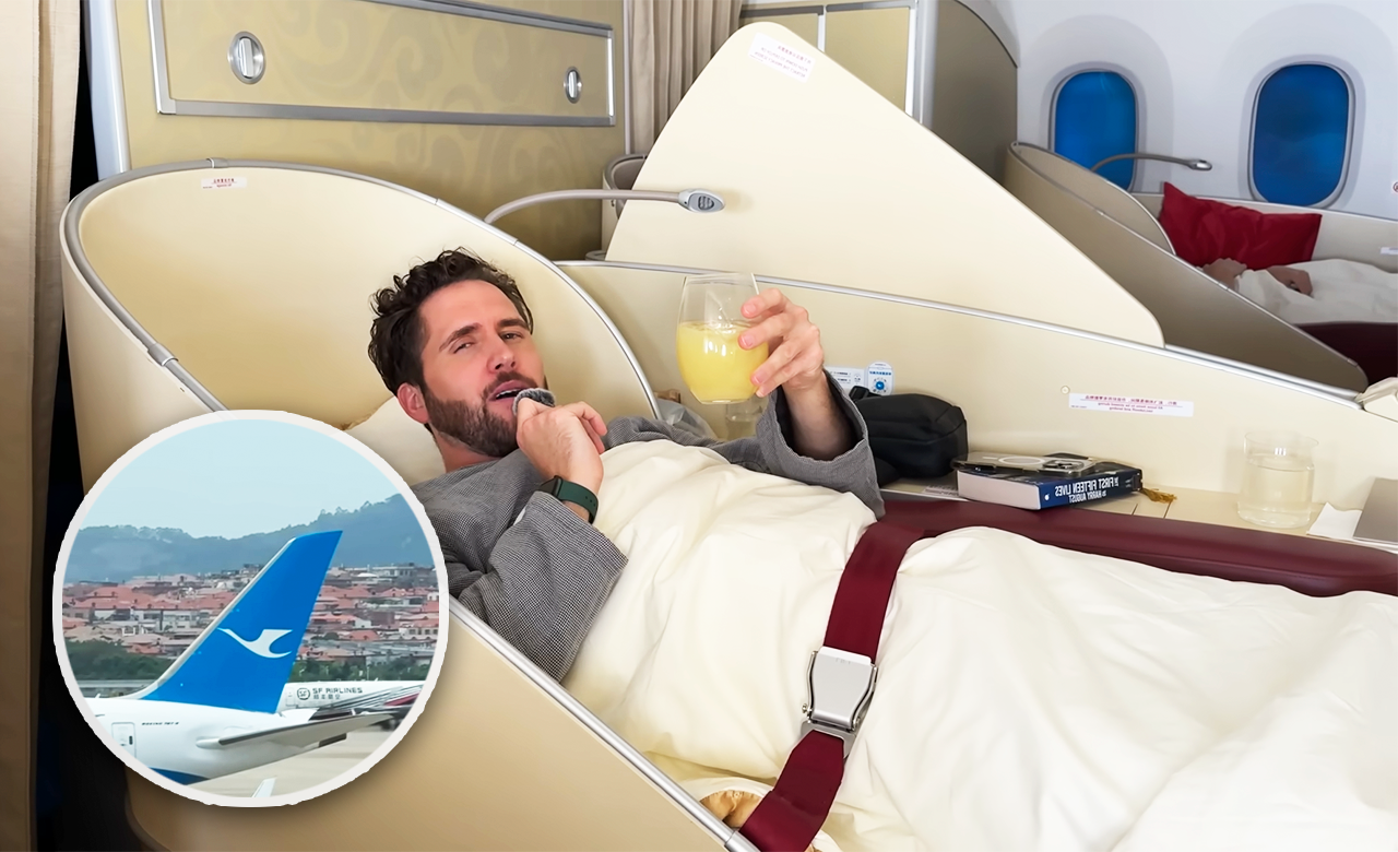 First class on China’s lowest ranked airline