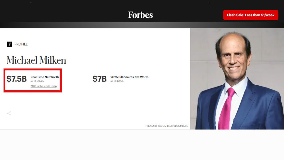 Michael Milken: quién es el "rey de los bonos basura", el empresario ...