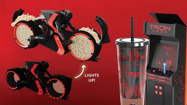 Tron Ares Lightcycle Popcorn Bucket Price & Release Date Explained