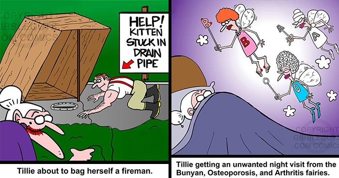 25 Hilarious One-Panel Comics About Aging, Drawn By Dan Gibson Of ...