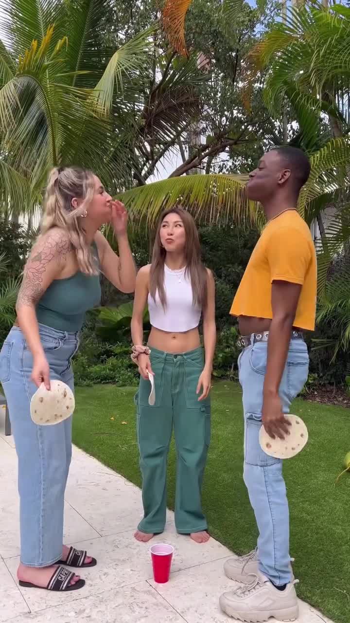 Trying the Hilarious Tortilla Challenge with Friends