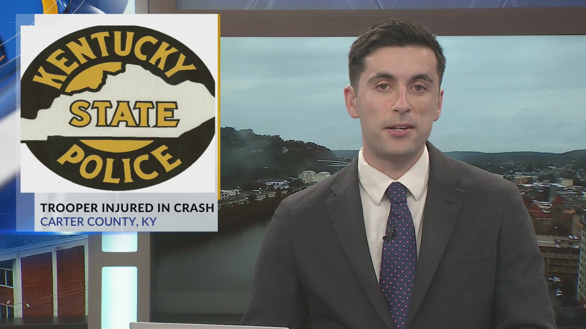 Kentucky trooper injured in Carter County single-vehicle crash