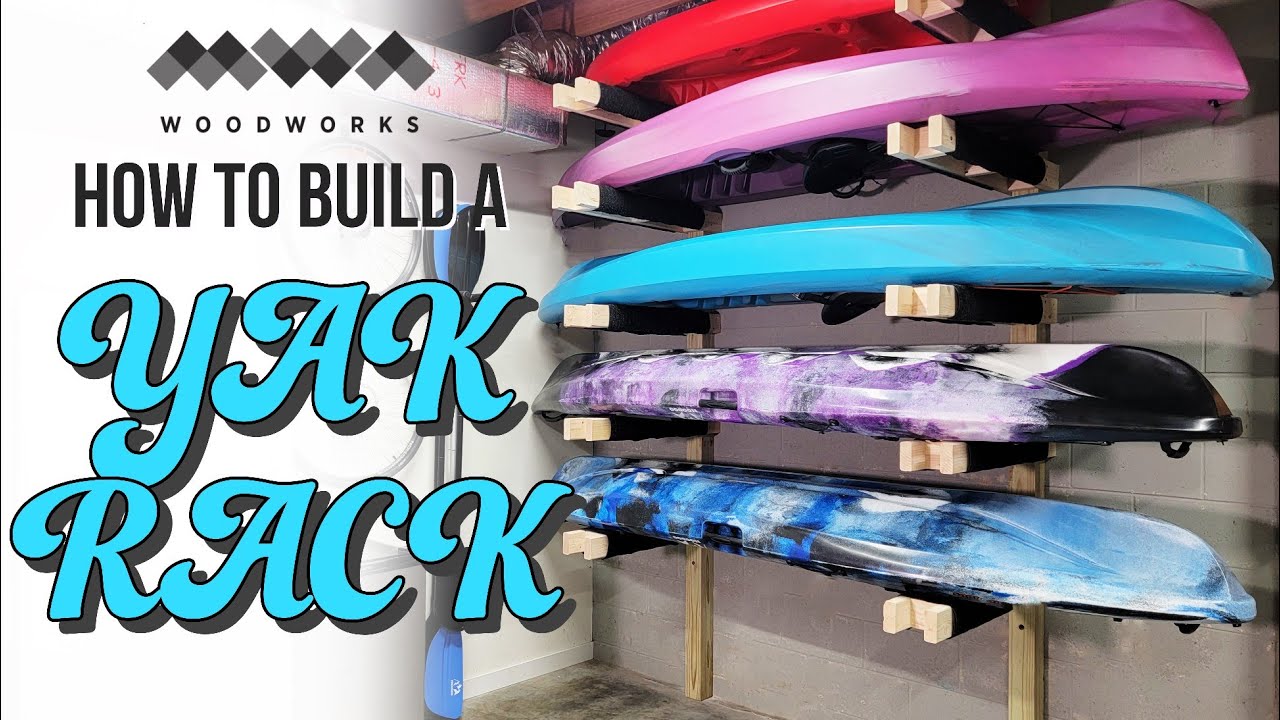 How to store your kayak // DIY kayak rack
