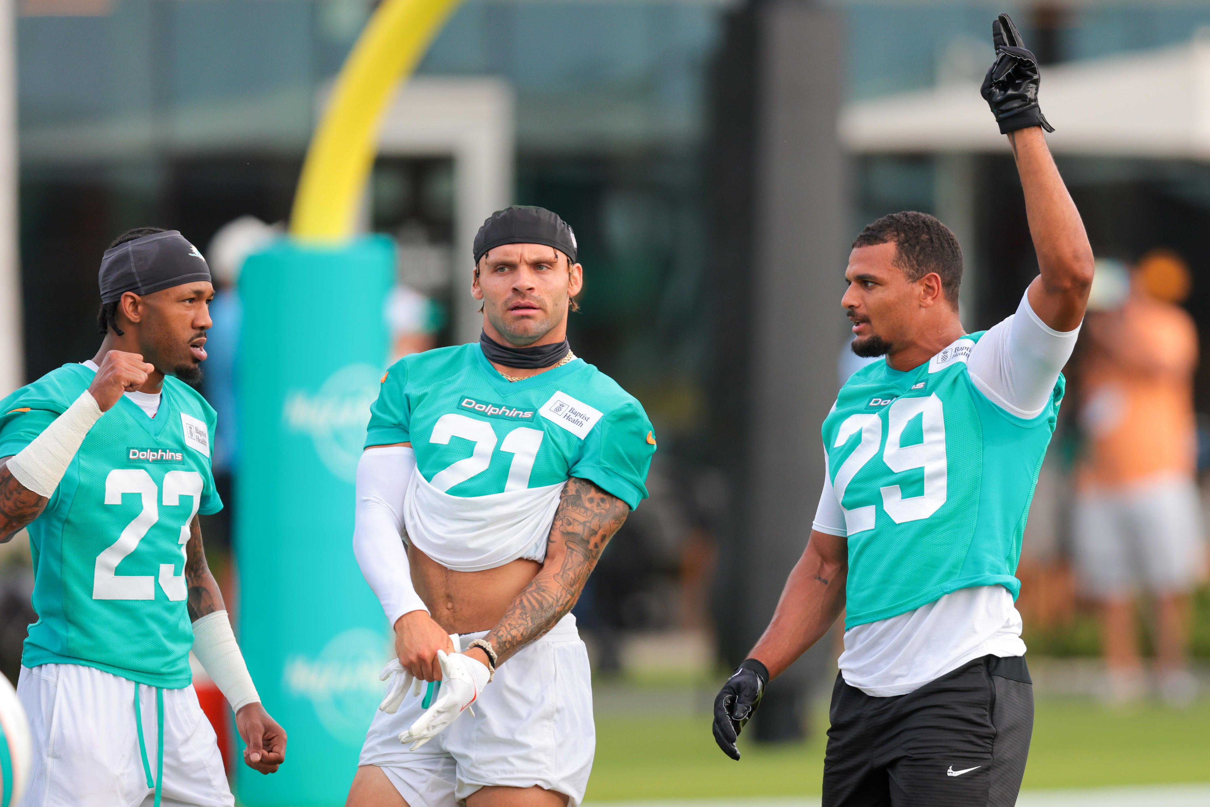 Starting spots in Dolphins secondary 'still in flux a little bit'