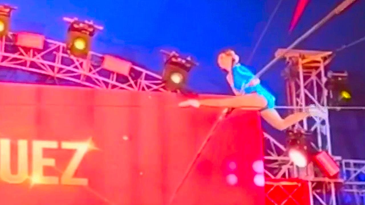 No safety net! Trapeze teen survives 30-foot circus fall